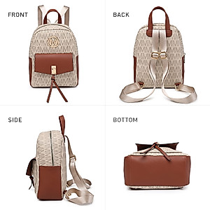 MKP Ladies Small Backpack Purse for Women Fashion Daypacks Purse Shoulder Bag with Charm Tassel