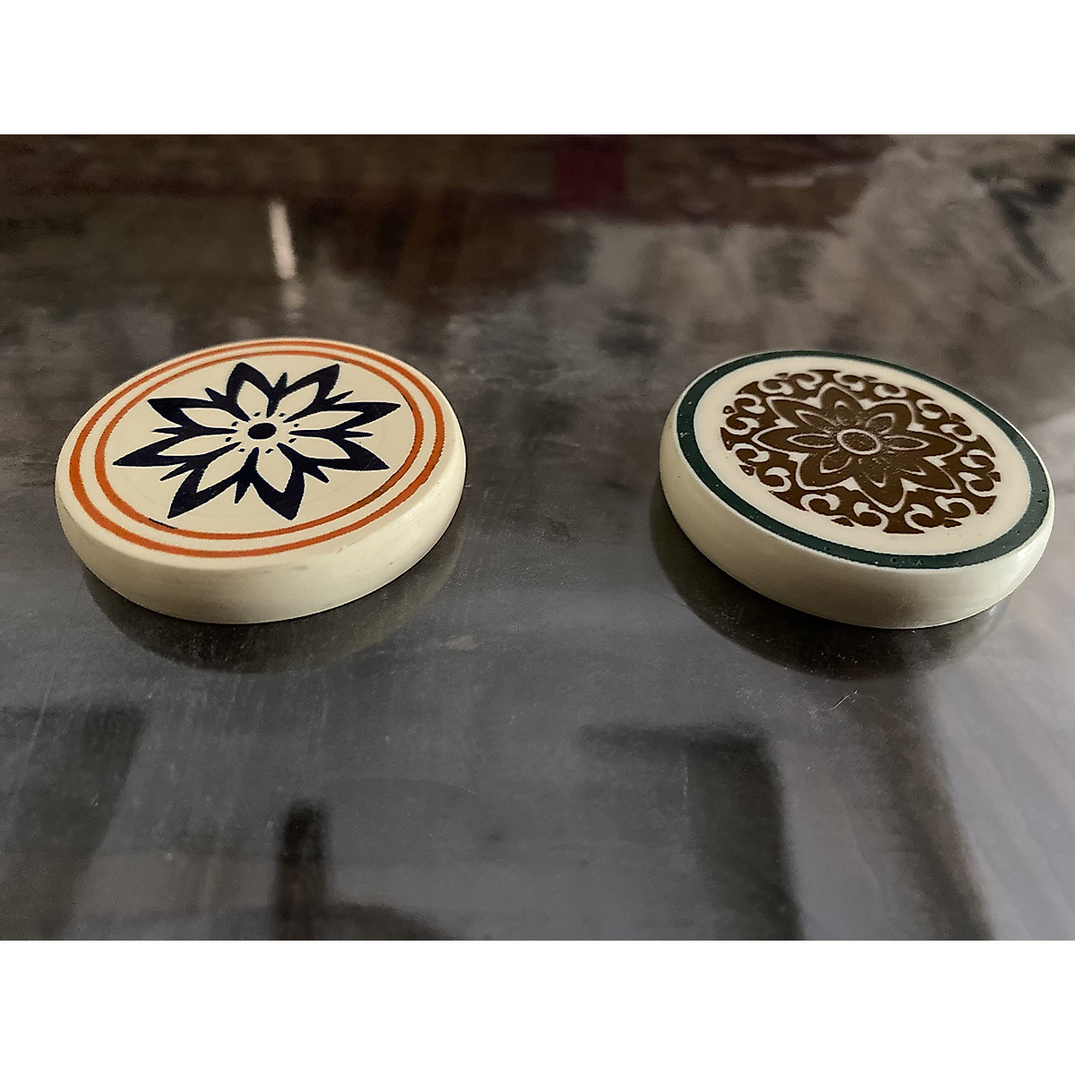 siscaa Siscaa - Standard Size Carrom Board Tournament Striker- Carrom Striker for Professional and Tournament Carrom Striker, Royal