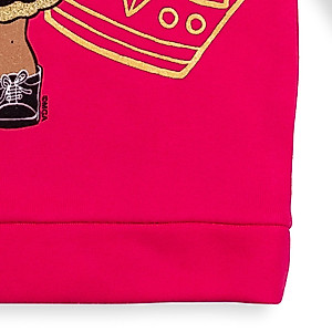 L.O.L. Surprise! Queen Bee Big Girls Fleece Pullover Hoodie Pink 10-12