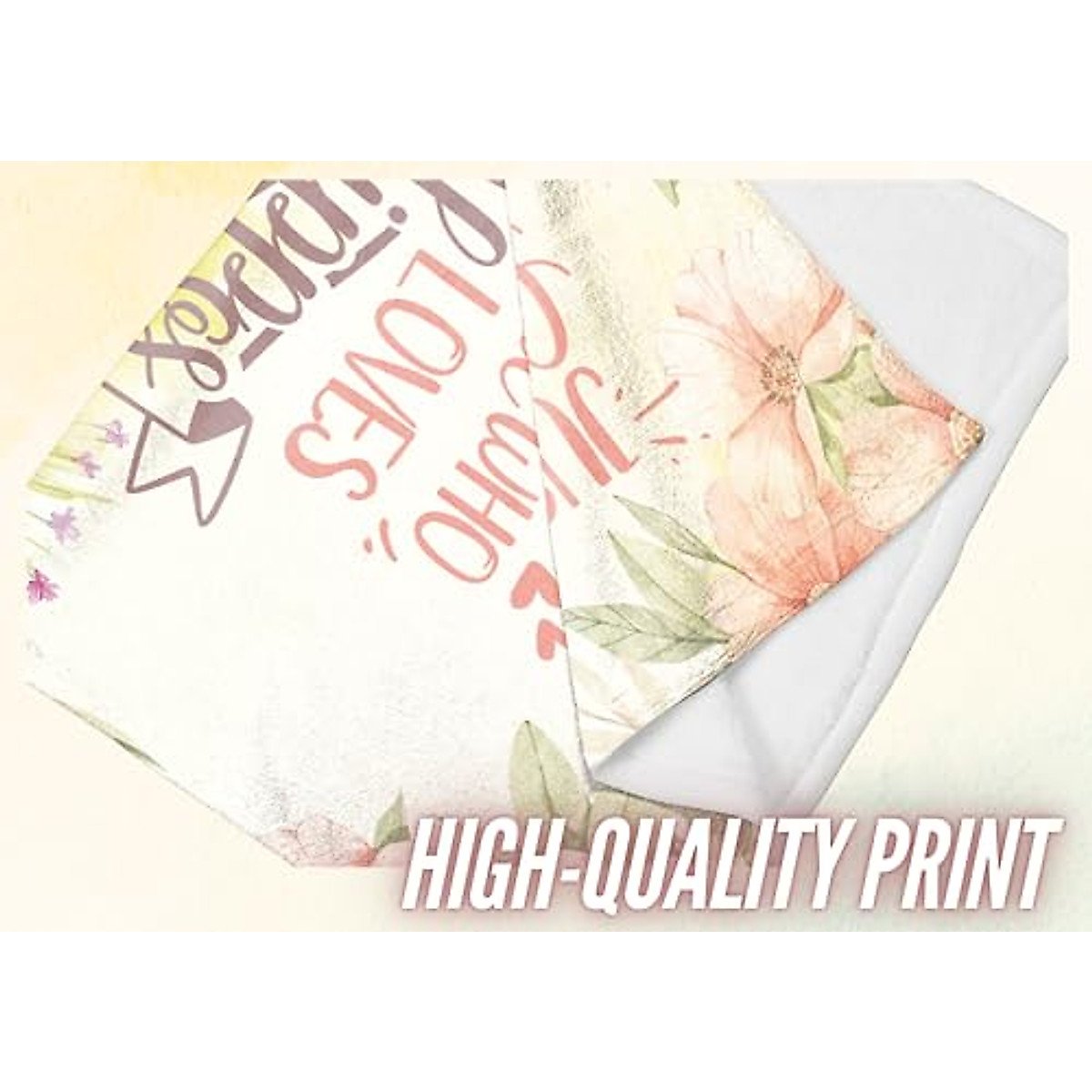 InnoBeta Hippopotamus Gifts Blanket for Girl, Hippo Lover Ask Flannel Throw Blanket for Girl, Funny Kid Daughter Unique Birthday for Her- Just A Girl Who Loves Hippos