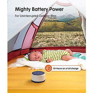 White Noise Sound Machine Baby for Sleeping with Night Light – 34 Soothing Sounds, Rechargeable White Noise Machine for Baby Kids Adults Sleep, Portable Lullaby Machine Baby Soother