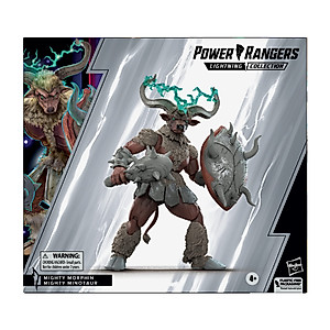 Power Rangers Lightning Collection Mighty Morphin Mighty Minotaur 6-Inch Premium Collectible Action Figure Toy, Accessories, Kids 4 and Up