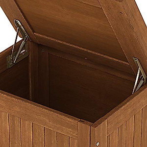 Furinno FG19749 Tioman Outdoor Hardwood Storage Box, Natural