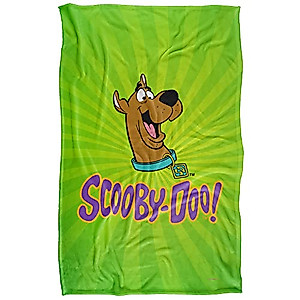 Scooby Doo Green Burst Silky Touch Super Soft Throw Blanket 36" x 58",Burst