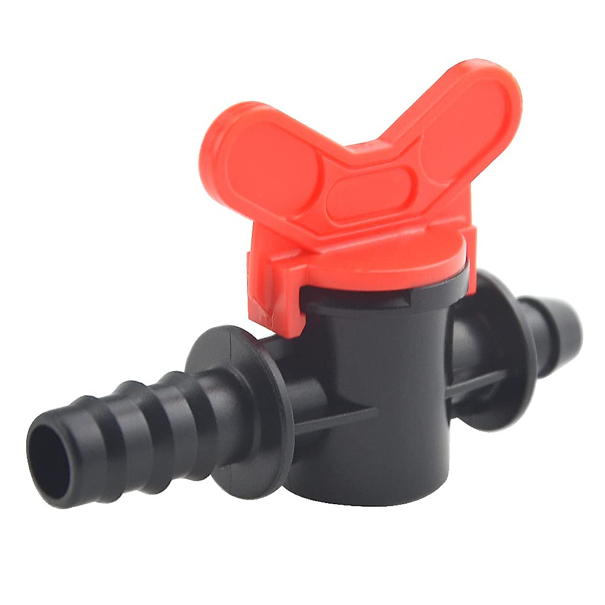 WMYCONGCONG 8 PCS Drip Irrigation Switch Valve 1/2 Inch Valve Bypass Drip Irrigation Barbed Ball Valve for Drip Irrigation Aquarium Hose Tube (8 PCS)