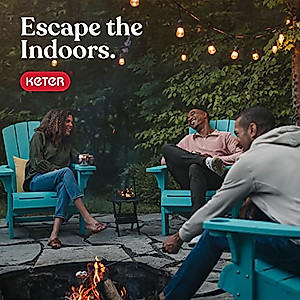 Keter Manor 6x8 Resin Outdoor Storage Shed Kit-Perfect to Store Patio Furniture, Garden Tools Bike Accessories, Beach Chairs and Lawn Mower, Grey & White