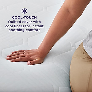 Sleep Innovations Arlo 12 Inch Cooling Firm Support Foam Mattress, Cal King Size, Bed in a Box, Airflow Foam, Firm Feel