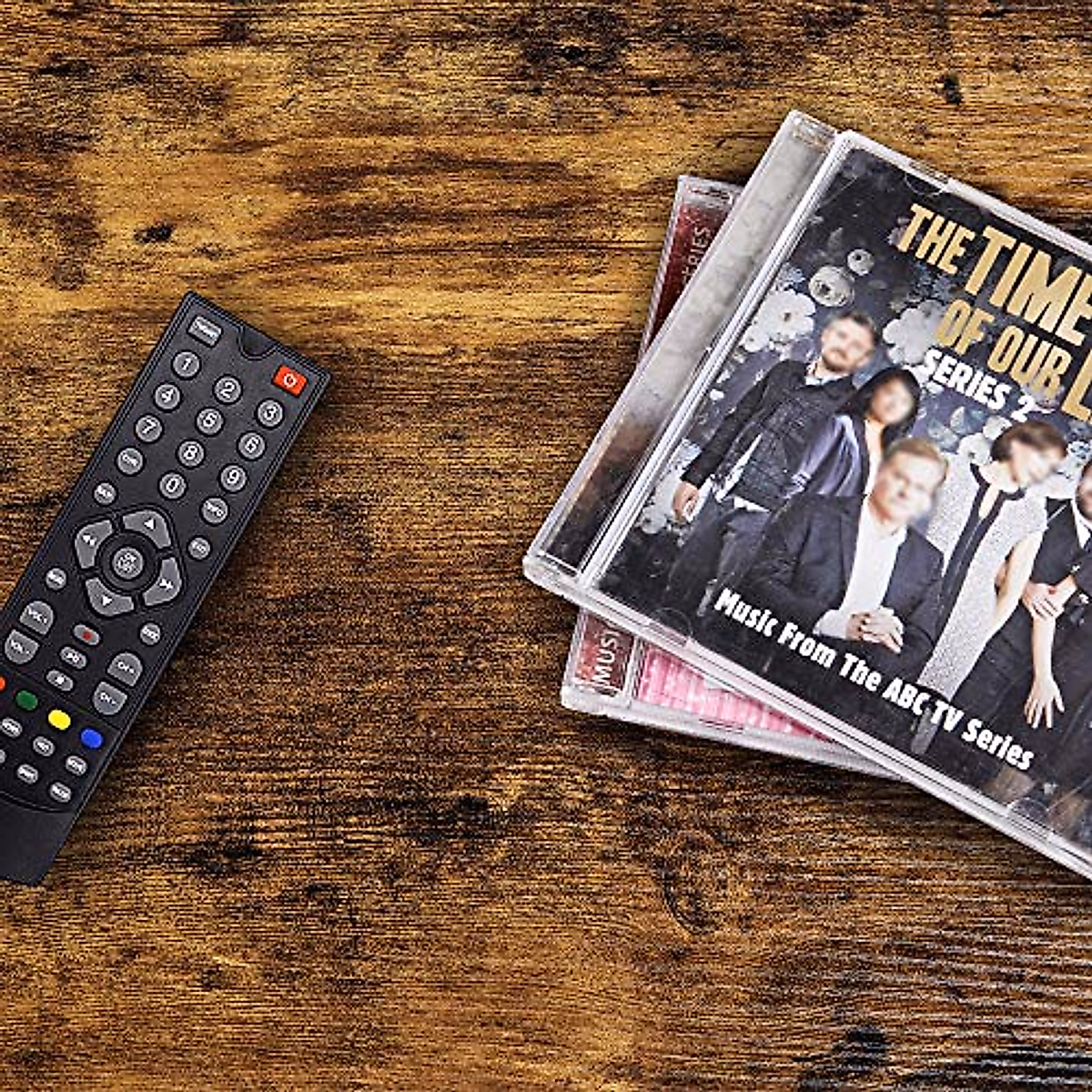 Yaheetech Industrial TV Stand for TVs up to 55 inch, Media Console Table with Storage Shelves for Living Room, Home Entertainment Center for Small Space, 42 x 16 x 16 inches, Rustic Brown