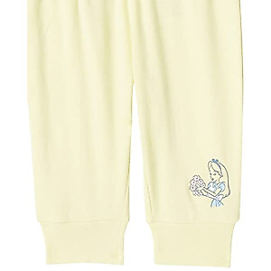 Amazon Essentials Disney | Marvel | Star Wars | Princess Baby Girls' Pants, Pack of 4, Disney Alice, 12 Months