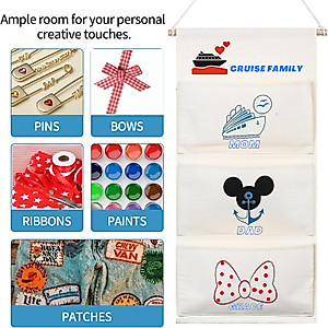 2024 Cruise Essential Fish Extender Gift Hanger 3-pockets Gift Exchange FE Holders Hanging Shelves (White)