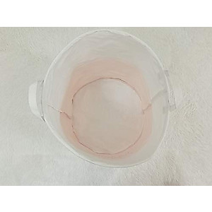 ELIVHINE Storage Baskets Waterproof Foldable Organizer Large Storage Bins for Dirty Clothes Home and Office Toy Organizer Laundry Hamper (Pink gradient)