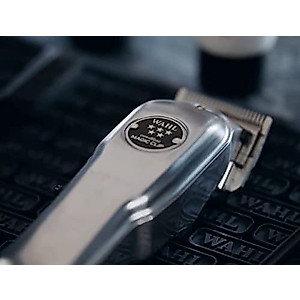 Wahl Professional 5 Star Series Metal Edition Cordless Magic Clip with Stagger Tooth Blade, Rotary Motor, Lithium Ion Battery, 90+ Minute Run Time for Professional Barbers and Stylists - Model 8509