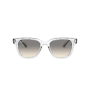 Ray-Ban Rb4323 Square Sunglasses, Transparent/Clear Gradient Grey, 51 mm