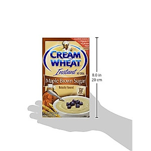 Cream of Wheat Instant Hot Cereal, Maple Brown Sugar, 12.3 Ounce
