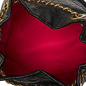 Betsey Johnson Pearl-FECT Mini Bucket Bag, Black