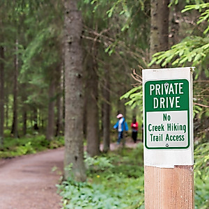 SmartSign “Private Drive, Add Your Custom Wording Here” Customizable Sign | 12" x 18" Aluminum