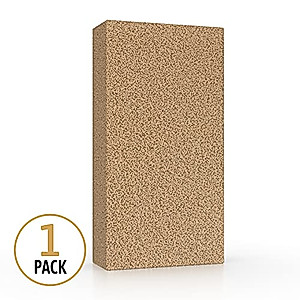 SpongeCo - Dry Cleaning Soot Eraser Sponge - Pet Hair, Smoke, Soot, Dust and Dirt Remover - 3x6x1.5 (Single Sponge) All Natural Latex Rubber, Made in The USA