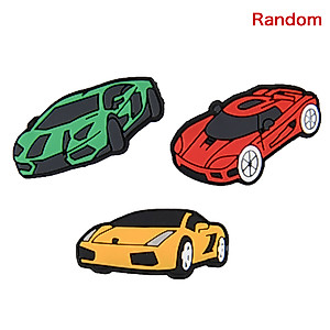 XQNB Lot of 25, 50, 100pcs Random Different Shoes Decoration Shoe Charms for Girls Boys Kids Men Women Party Birthday Gifts