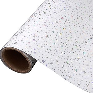 YIZUNNU Vinyl Self Adhesive Contact Paper Peel and Stick Roll Wallpaper Wall Stickers for Kitchen Cabinets Furniture Film Home Wall Decoration (24"x98", Star)