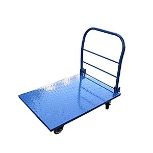Push Cart Hand Trucks Utility Carts, Folding Cart with Wheels, Service Carts Platform Trucks, Foldable Heavy Duty Trolley (Color : 100X70CM)
