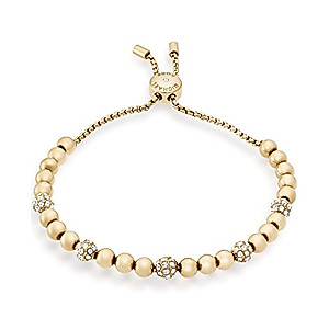 Michael Kors Blush Rush Gold-Tone Bead Bangle Bracelet