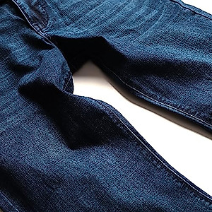 Kenneth Cole REACTION Mens Jeans Slim Fit - 2-Way Stretch Denim Jeans for Men Slim Fit - Mens Blue Jeans 5-Pocket (Jay, 40x30)