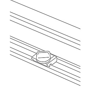 Festool 491582 FS Guide Rail Limit Stop, 1 Piece