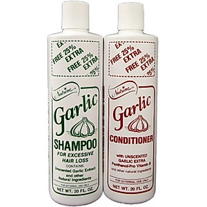 Garlic Shampoo + Conditioner 20oz Combo Unscented