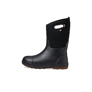 BOGS Classic II Snow Boot, Black, 3 US Unisex Big Kid