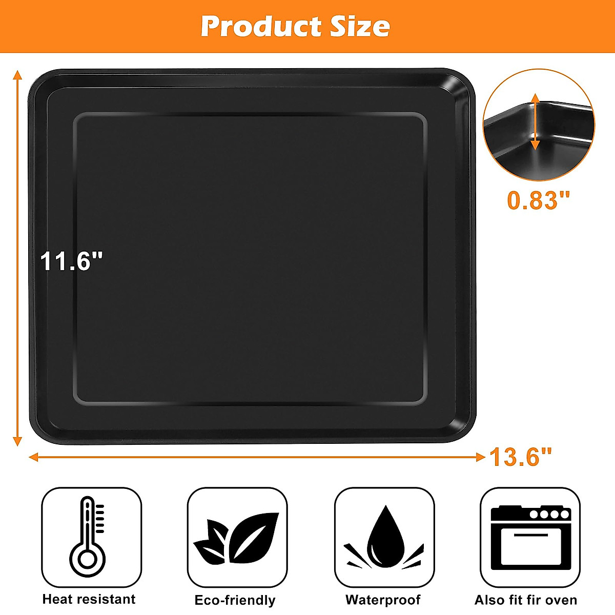 Air Fryer Grill Pan for Ninja Foodi DT251 DT201 DT200 Digital Air Fryer Countertop Oven, 13.6*11.6'' Air Fryer Grill Plate Crisper Plate Accessories