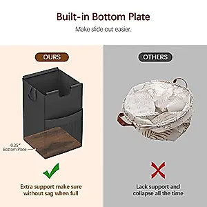 Lulive Double Laundry Hamper, Multifunctional Basket Organizer, 112L Laundry Sorter with Removable Bags and Fabric Handles, Large Top Shelf Laundry Bag for Bathroom, Dorm, Laundry Room