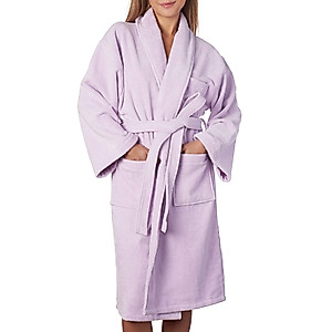 Alpine Swiss Blair Womens Cotton Terry Cloth Bathrobe Shawl Collar Velour Spa Robe LIL LXL