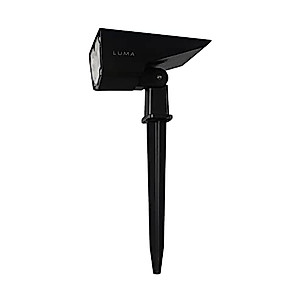 Luma Solar Outdoor Lights 2 Pack | Weatherproof Landscape Lighting with 22 LED Outdoor Lights for Patio, Yard | Garden & Wall Mount | 3 Modes Cool, Warm, Both + Rechargeable All-Night Battery