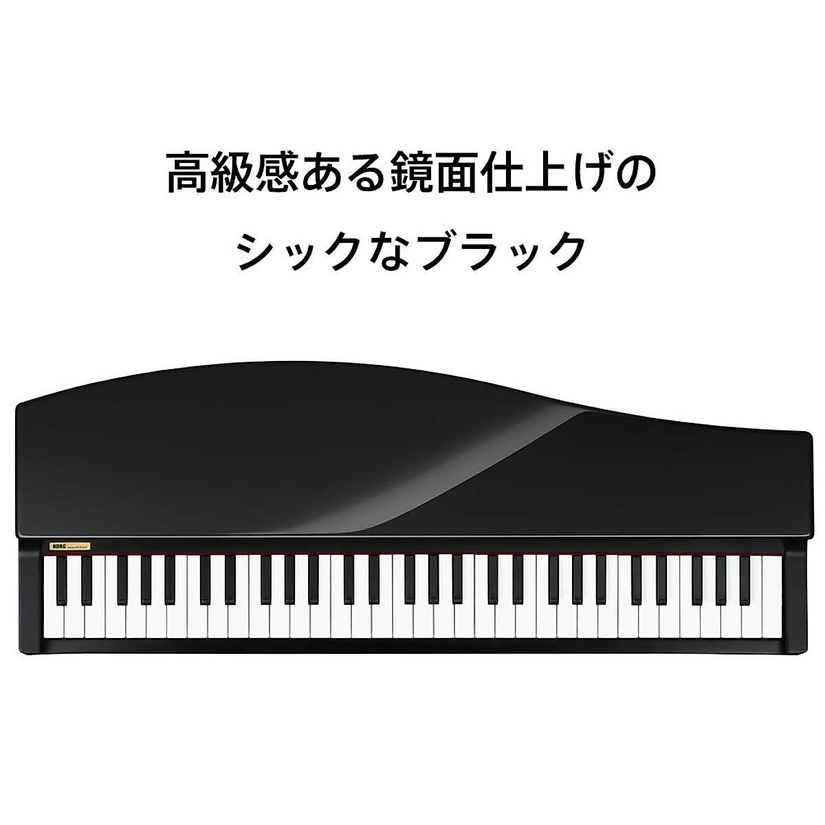 Korg microPiano 61 - Key Minature Grand Piano, Black