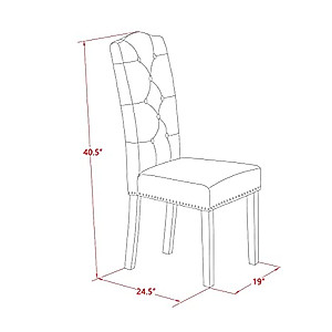 East West Furniture HBEL5-ABK-35 5 Piece Kitchen Table & Chairs Set Includes a Round Dining Room Table with Pedestal and 4 Doeskin Linen Fabric Upholstered Chairs, 42x42 Inch, Wirebrushed Black