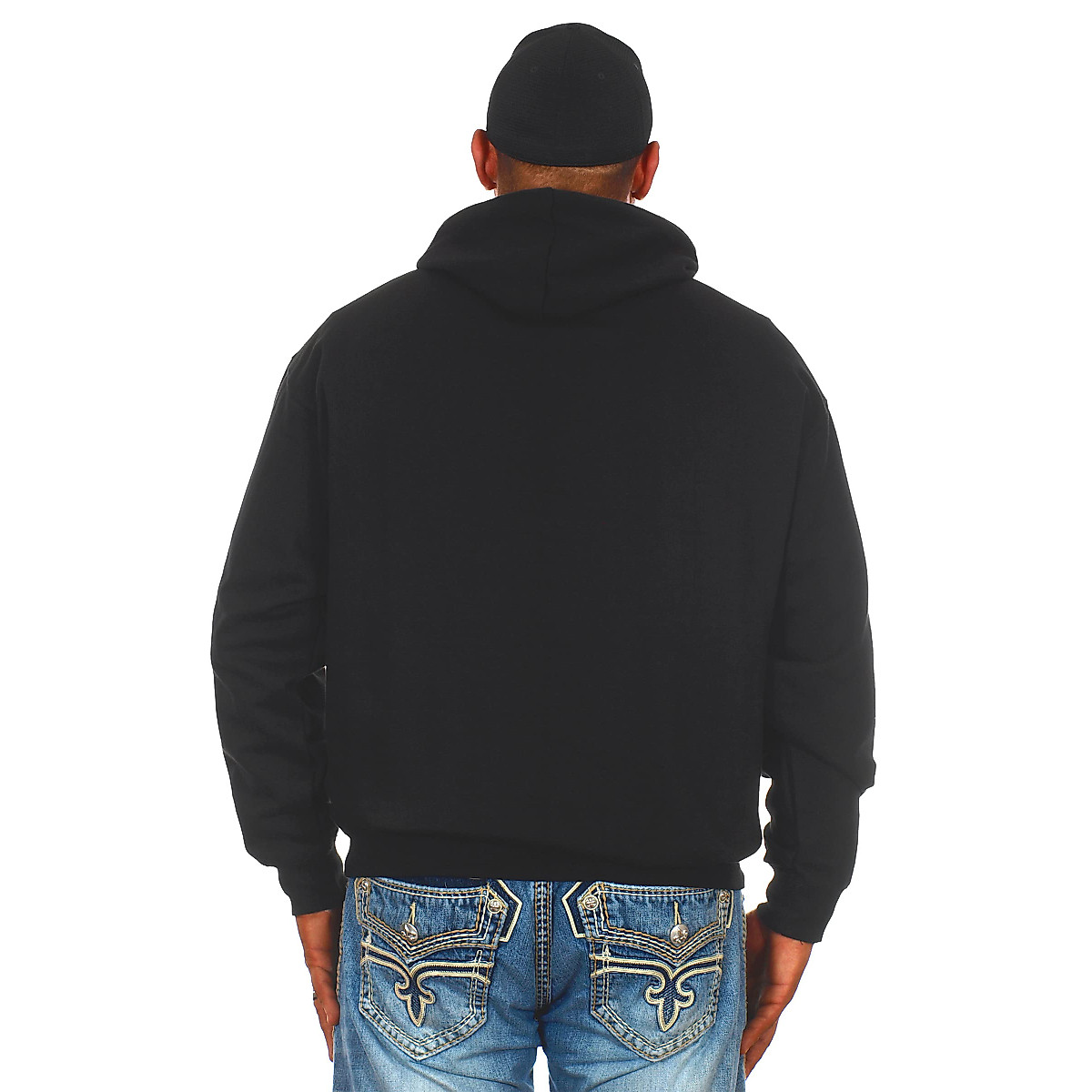 JH DESIGN GROUP Men's Shelby Cobra Snake Pullover Hoodie Black Sweatshirt (X-Large, GEN4-black)