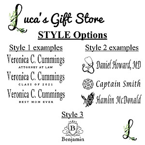 Custom Engraved Wood Pen Set With Maple and Rosewood Finish, Executive Pen and Box With Free Personalization