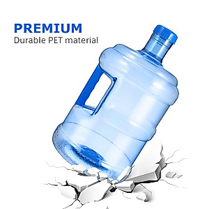 MAGICLULU 1Pcs 5L Jug Water Container With Cap Water Jug for Camping Outdoor Sports Travel