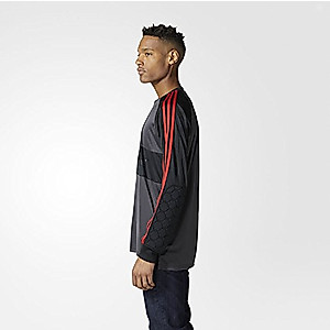 adidas Mens Goalie Jersey Black/Utility Black/Scarlet SM
