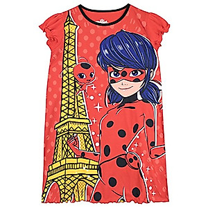 Miraculous Ladybug Girls' Lady Bug Nightdress Size 6 Red