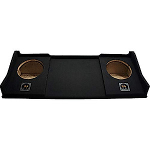 ASC Compatible with 1998-01 Dodge Ram Extended/Quad/Club Cab Truck Dual 10" Subwoofer Sub Box Speaker Enclosure
