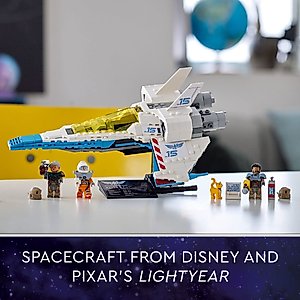 LEGO Disney Pixar's Lightyear XL-15 Spaceship 76832 Buildable Model - Outer Space Toy with Buzz Minifigure, Sox The Cat Figure, Movie Inspired Set for Kid's Action and Imaginative Play Ages 8+