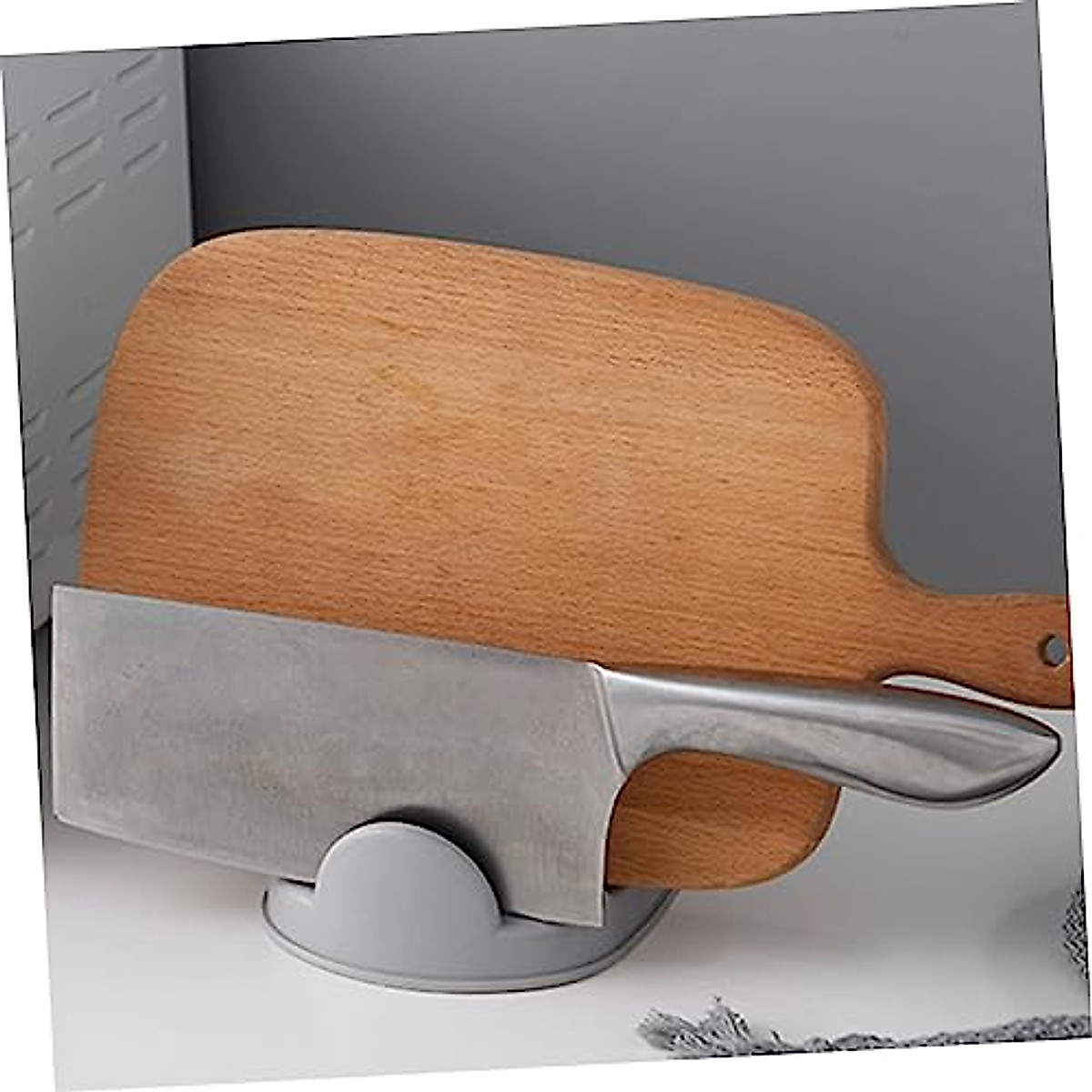 DOITOOL 1pc Pan Lid Cover Plastic Lid Rest Kitchen Tool Rests Cooking Tool Organizer Spatula Rack Pan Pot Cover Shelf Plastic Cap Tool Holder Bracket Dark Grey Lid Rest Stand Holder