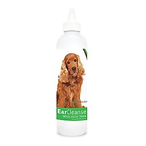 Healthy Breeds Cocker Spaniel Ear Cleanse with Aloe Vera Cucumber Melon 8 oz