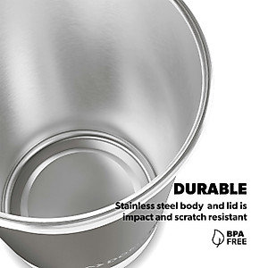 Dometic 16 oz Pint (4-pack) Premium Stainless Steel Stackable Cups (Ore)