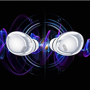 UrbanX Street Buds Pro Bluetooth Earbuds for Samsung galaxys A52 True Wireless, Noise Isolation, Charging Case, Quality Sound, Water Resistant (US Version) - Frost White