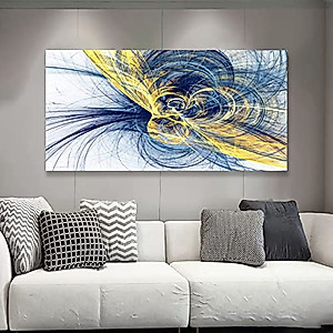 Abstract Pictures Canvas Wall Art for Living room Bedroom or Bathroom Wall Decor,Abstract art Wall Art Print Paitnings for home Decor,Line drawings Waterproof Stretched Ready to Hang-20x40inches