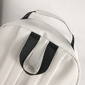 DINGZZ Waterproof Nylon Women Backpack Travel Bag Big Book Bag School Backpack (Color : E, Size : 30 * 19 * 41CM)