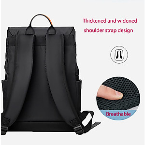 Aipool Men’s and Women’s Grey Casual Daypack Backpacks with Laptop Compartment Computer Backpack for Work School Bookbag