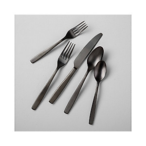 Hearth and Hand with Magnolia Flatware Set 5pc Matte Black